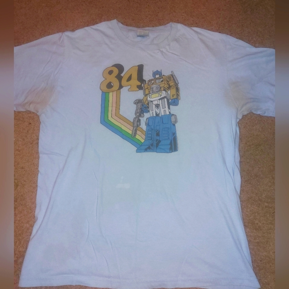Vintage Transformers Light Blue Shirt - Gem